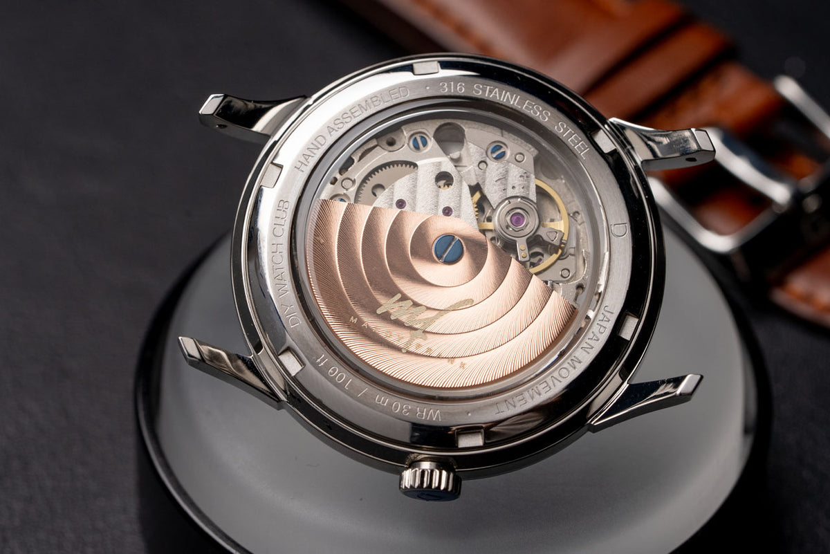 Rose Gold Custom Rotor for 8 series Miyota movement – DIYWATCH Club