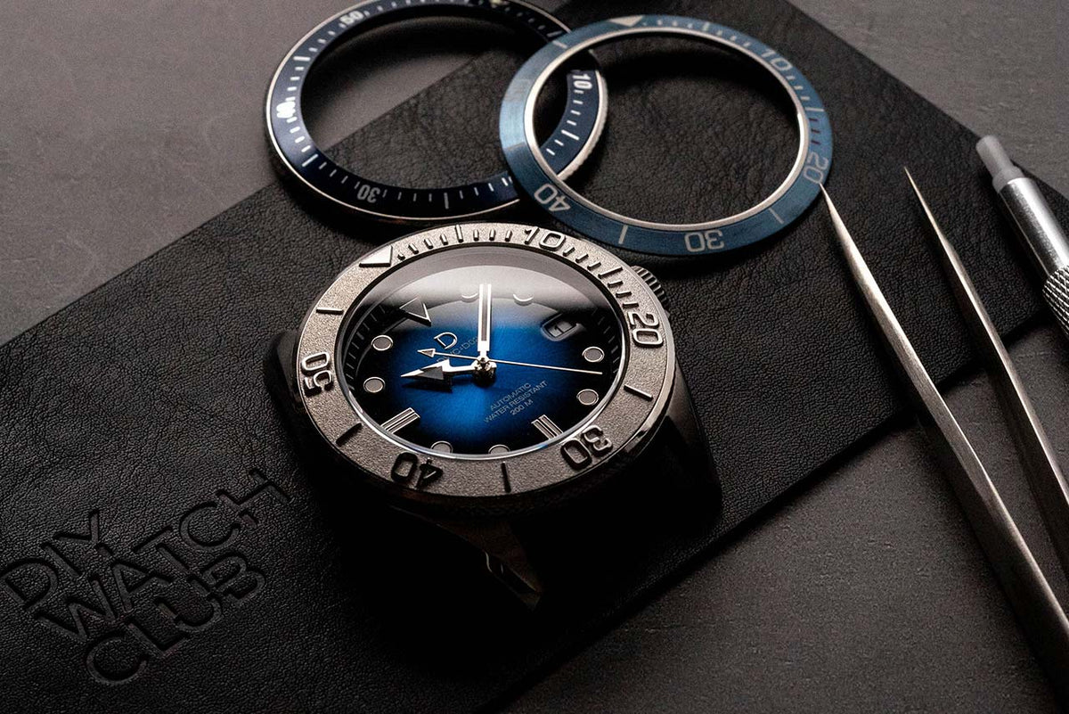 39.4mm Stainless Steel Diver Bezel Insert - Type D Silver – DIYWATCH Club